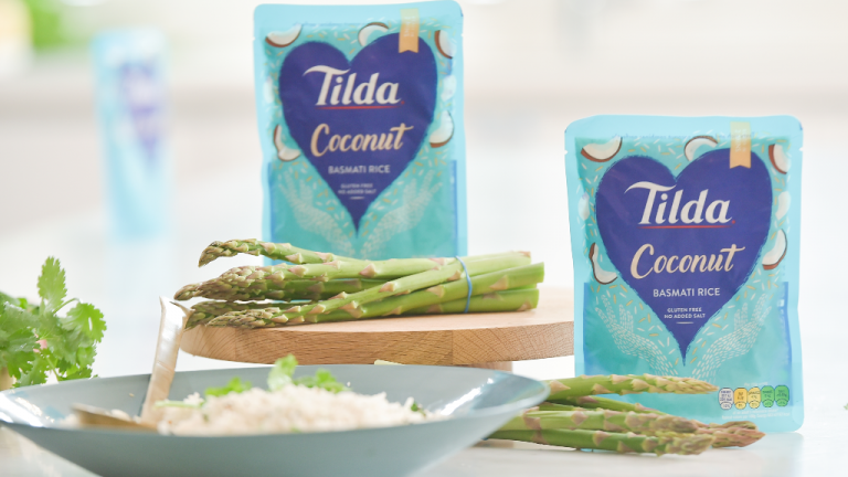 Tilda Coconut Rice with Green Chilli Chicken Curry - EatWell